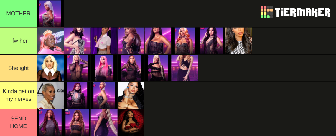 Baddies Midwest rankings Tier List (Community Rankings) - TierMaker