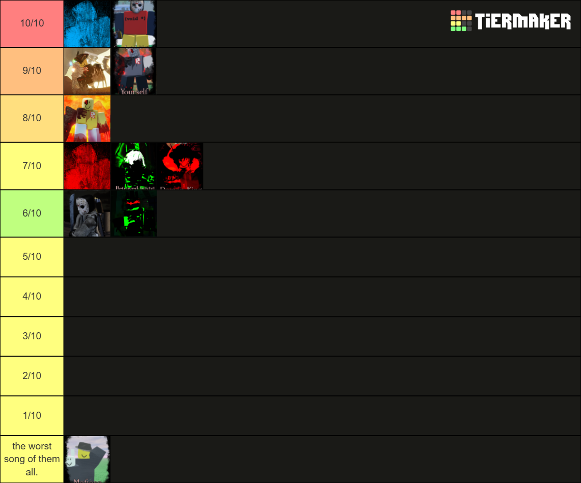 Forsaken chase themes Tier List (Community Rankings) - TierMaker