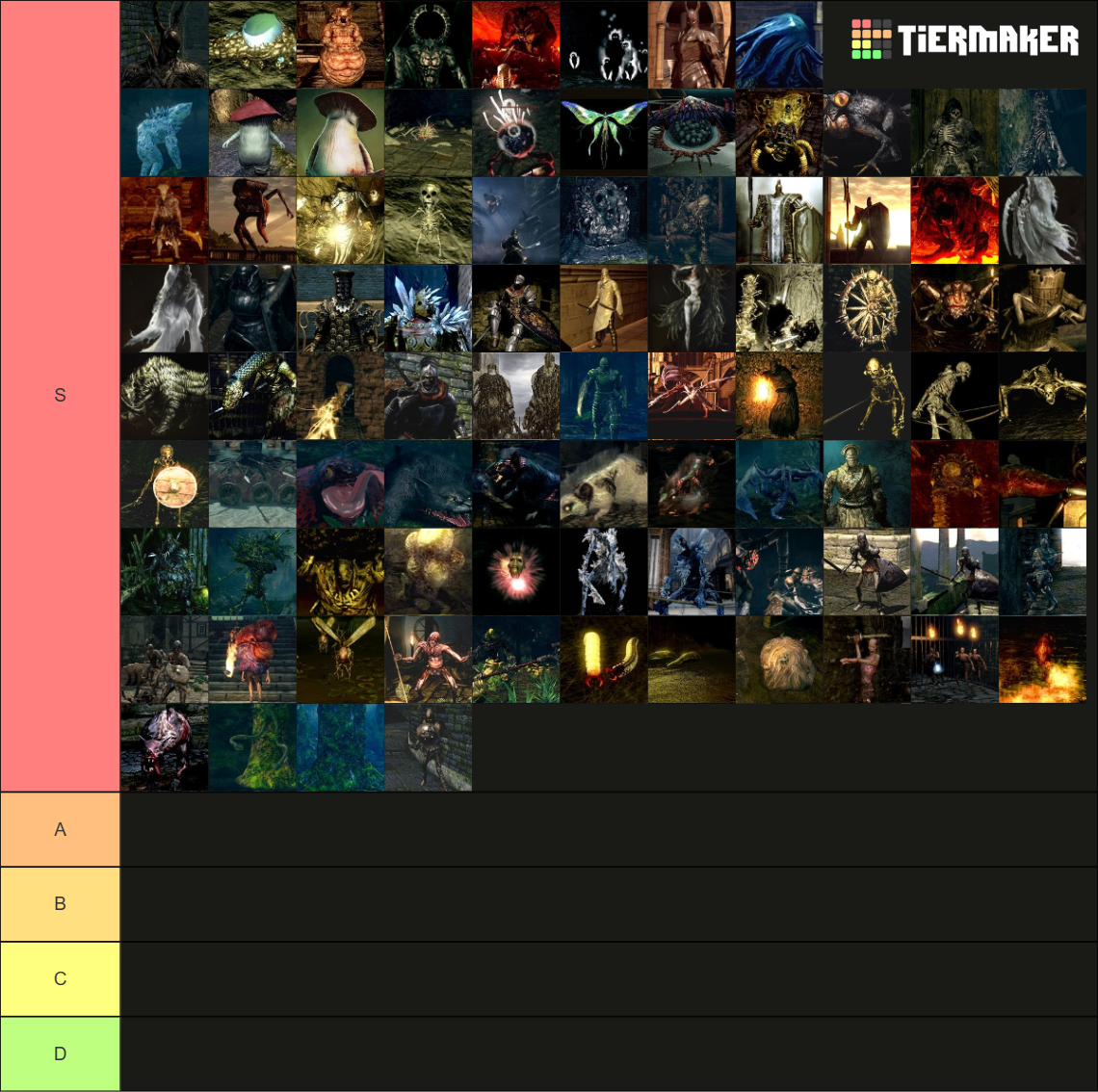 Dark Souls 1 Enemies Tier List (Community Rankings) - TierMaker