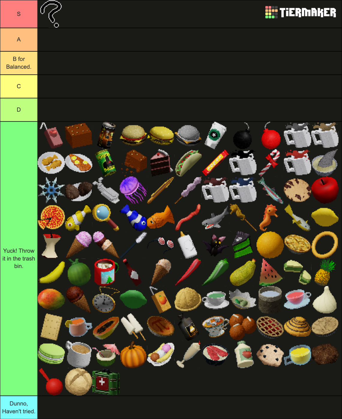 Definitive Block Tales Item Tier List (Community Rankings) - TierMaker