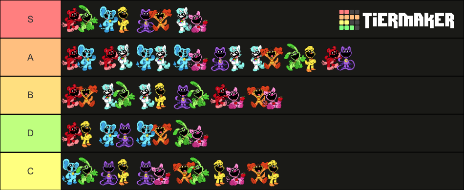 Smiling Critters Ships! Tier List (Community Rankings) - TierMaker