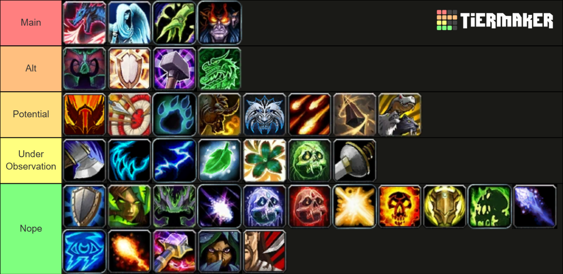 World of Warcraft Class Tier List (Community Rankings) - TierMaker