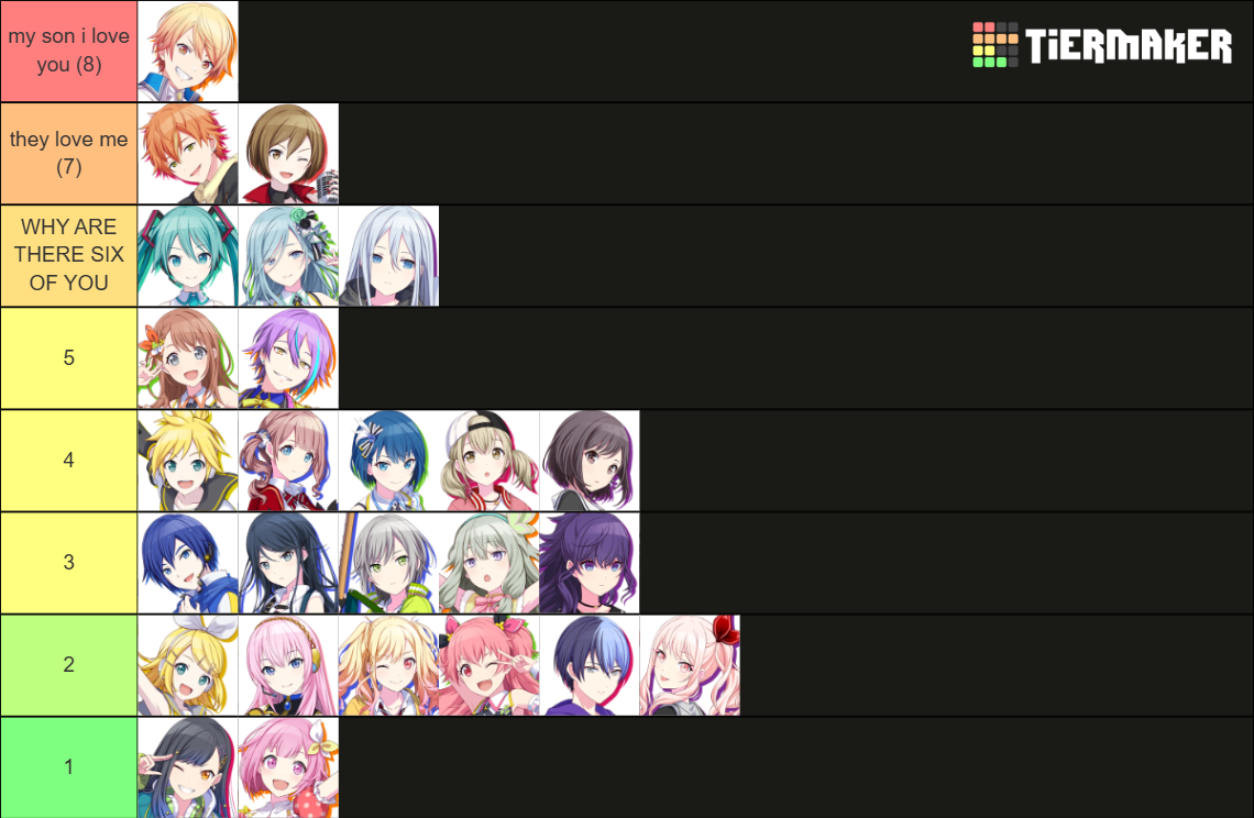 Project SEKAI COLORFUL STAGE! Character Tier List (Community Rankings ...