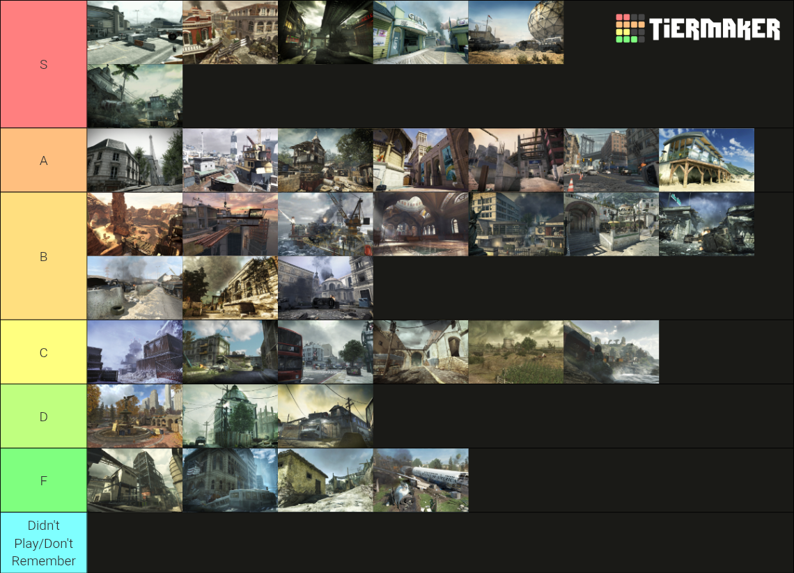 Call of Duty Modern Warfare 3 Maps Tier List (Community Rankings ...