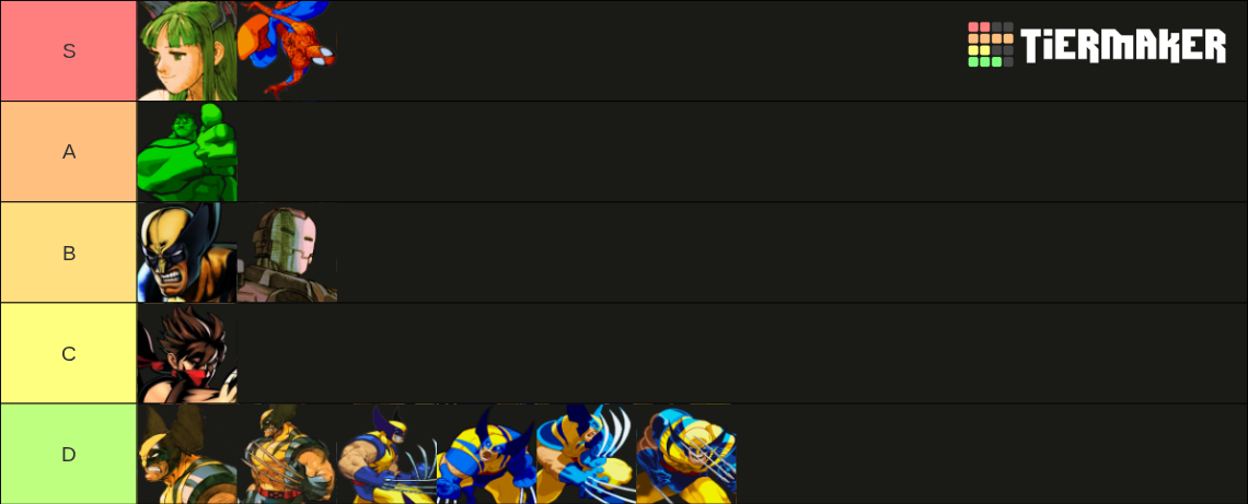 All Marvel Vs Capcom Series Characters+ Tier List (Community Rankings ...