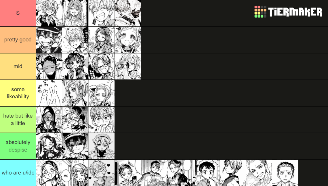 All TBHK Characters (updated) Tier List (Community Rankings) - TierMaker