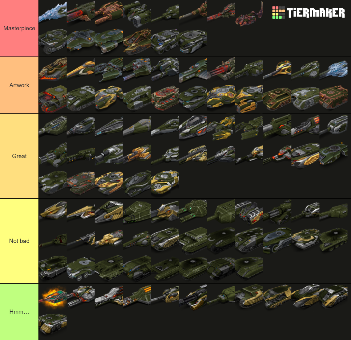 Tanki Online Skins Updated (12/25/2024) Tier List (Community Rankings ...