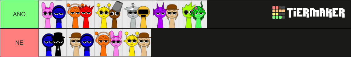 Sprunki Ship Tierlist Tier List (Community Rankings) - TierMaker