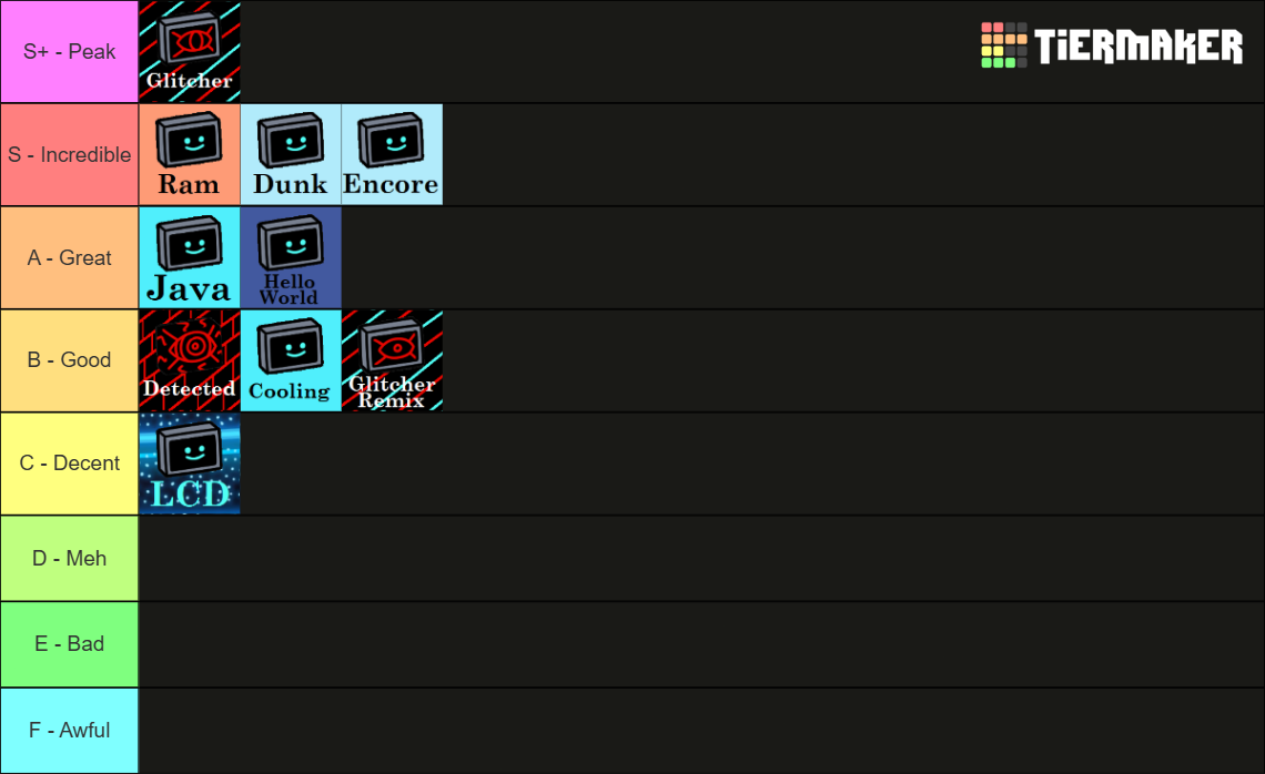 Vs Hex FNF main songs TIER LIST Tier List (Community Rankings) - TierMaker