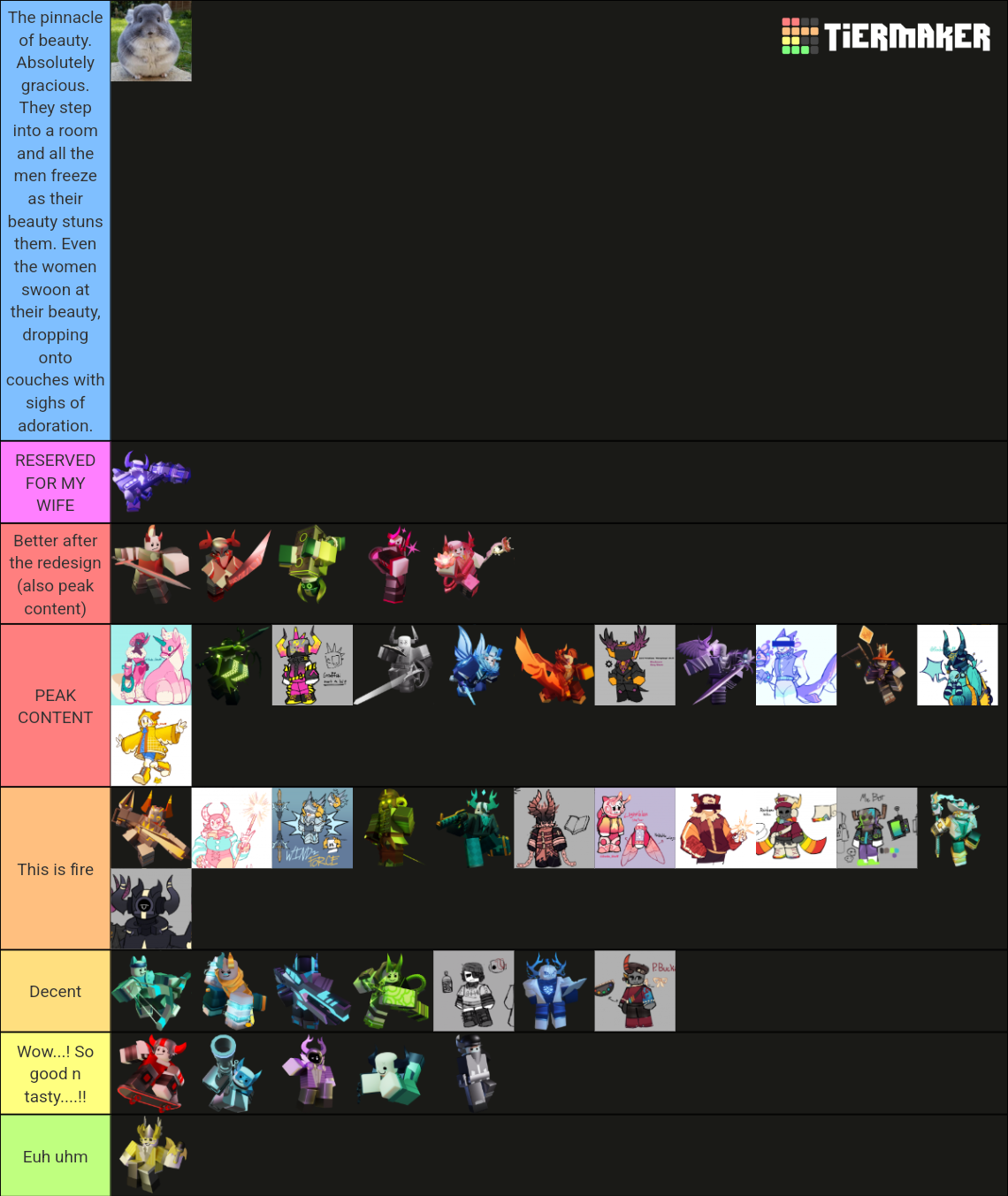 PHIGHTING! characters (playable + lore/npc) Tier List (Community ...