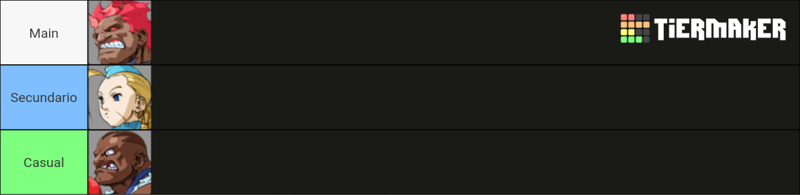 Street Fighter Alpha 3 Upper Tier List (Community Rankings) - TierMaker