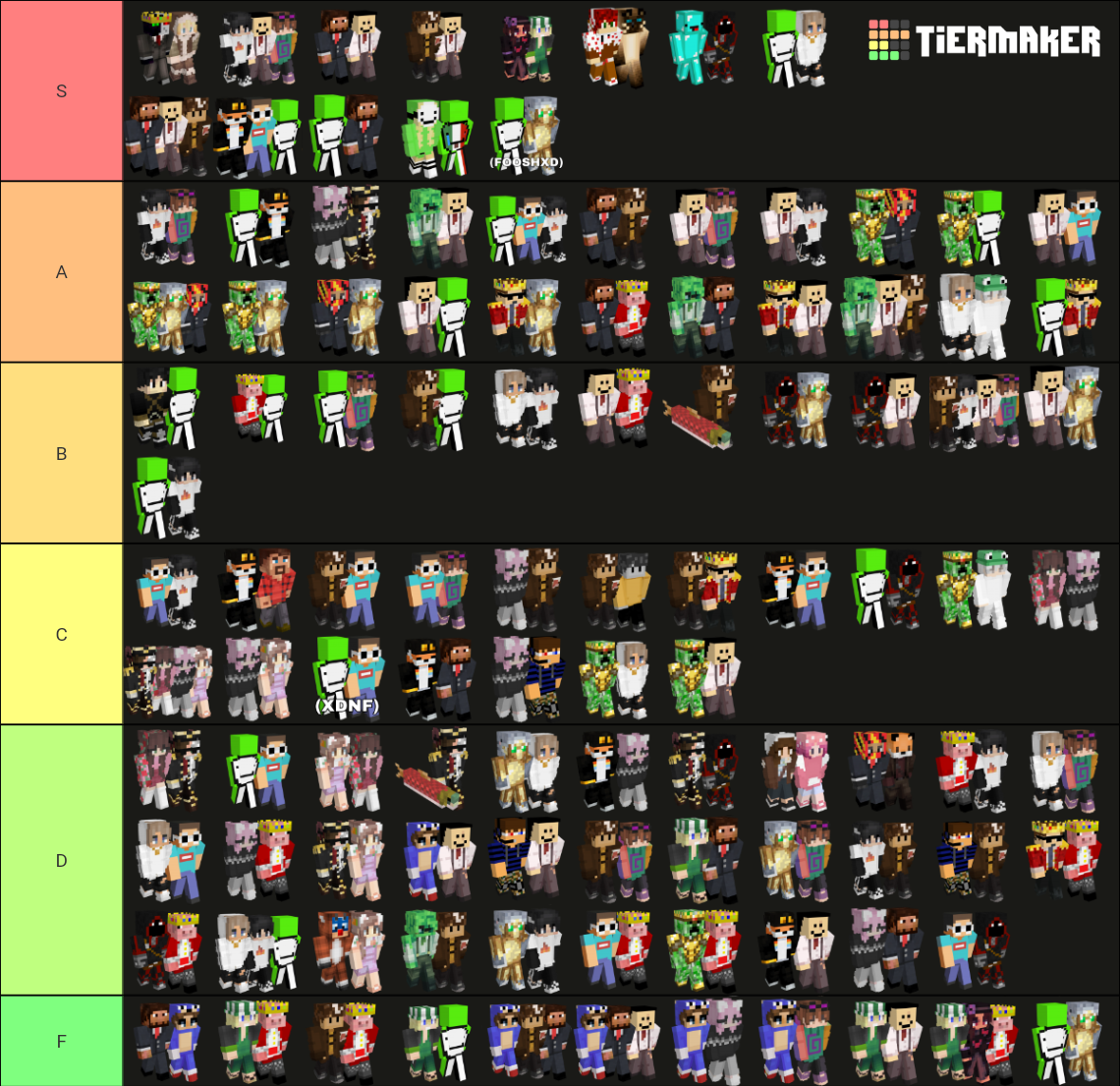 Ultimate Dream SMP Ships Tier List (Community Rankings) - TierMaker