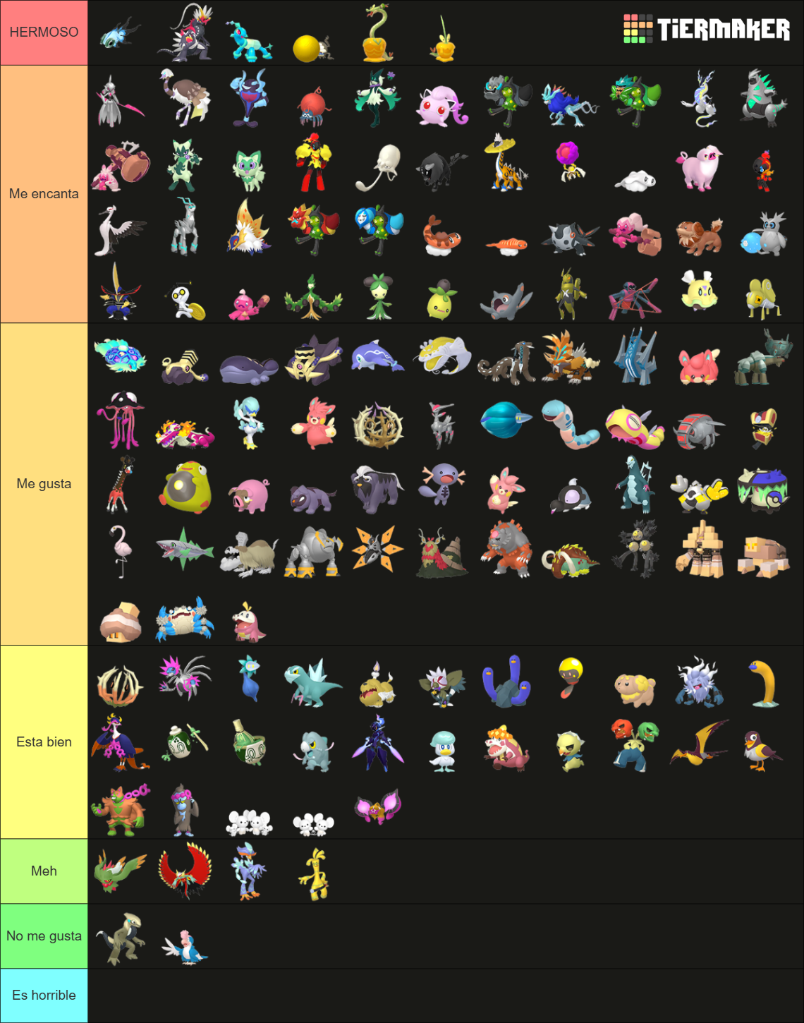 Every Shiny Pokemon Tier List (Community Rankings) - TierMaker