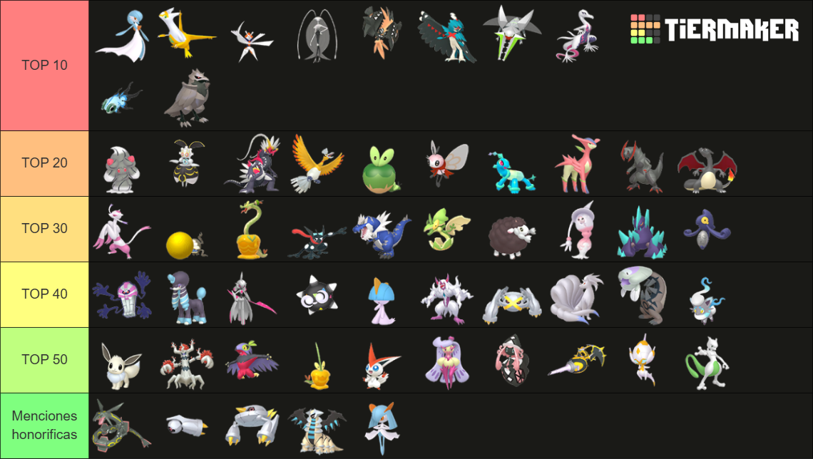 Every Shiny Pokemon Tier List (Community Rankings) - TierMaker