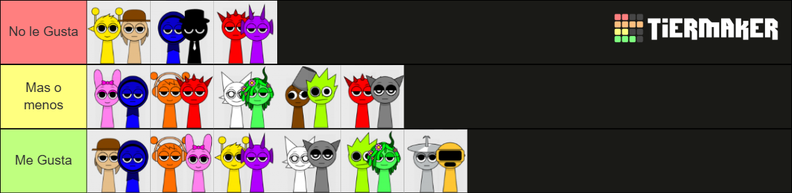 Sprunki Ship Tierlist Tier List (Community Rankings) - TierMaker