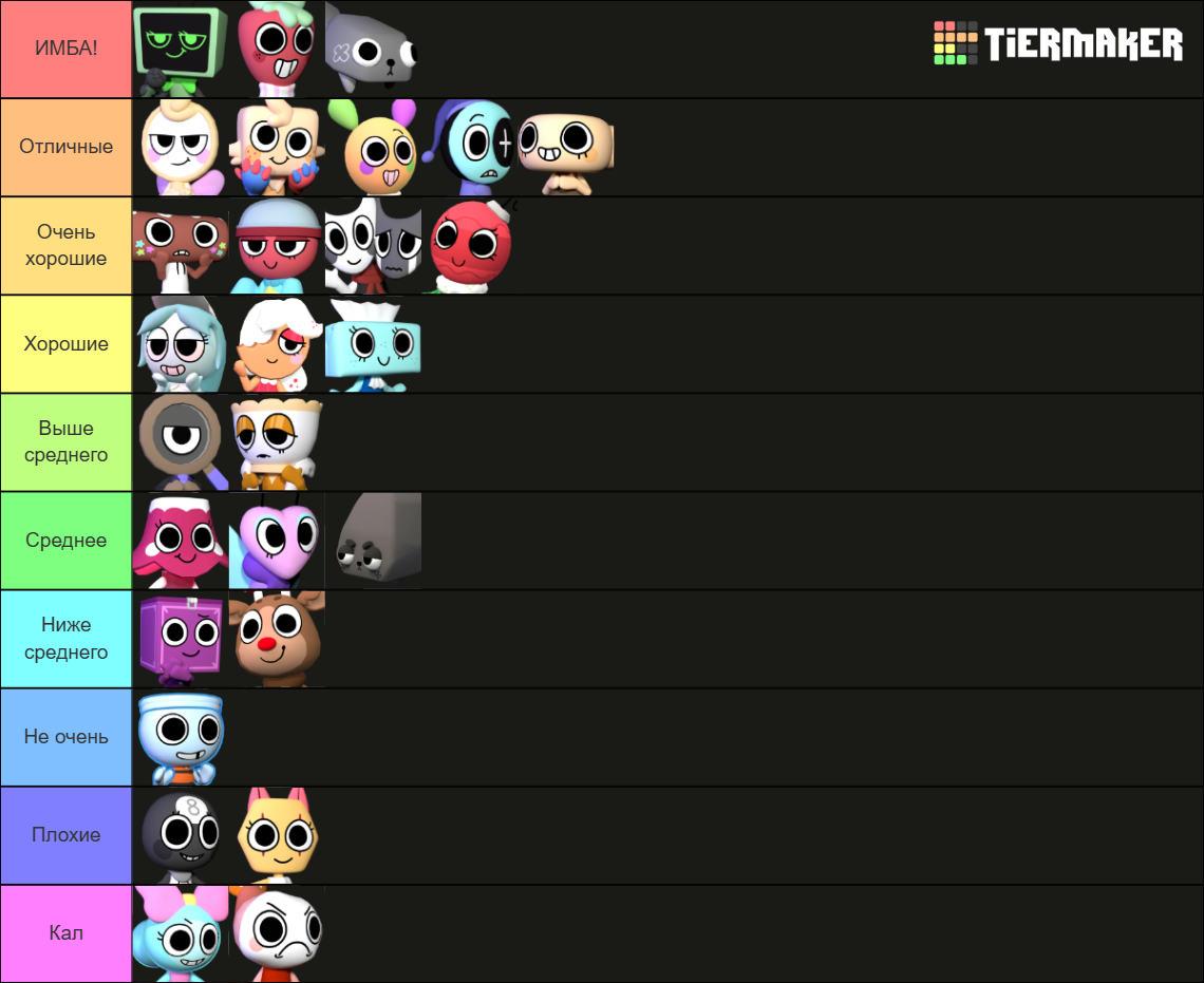 Dandy's world toons Tier List (Community Rankings) - TierMaker