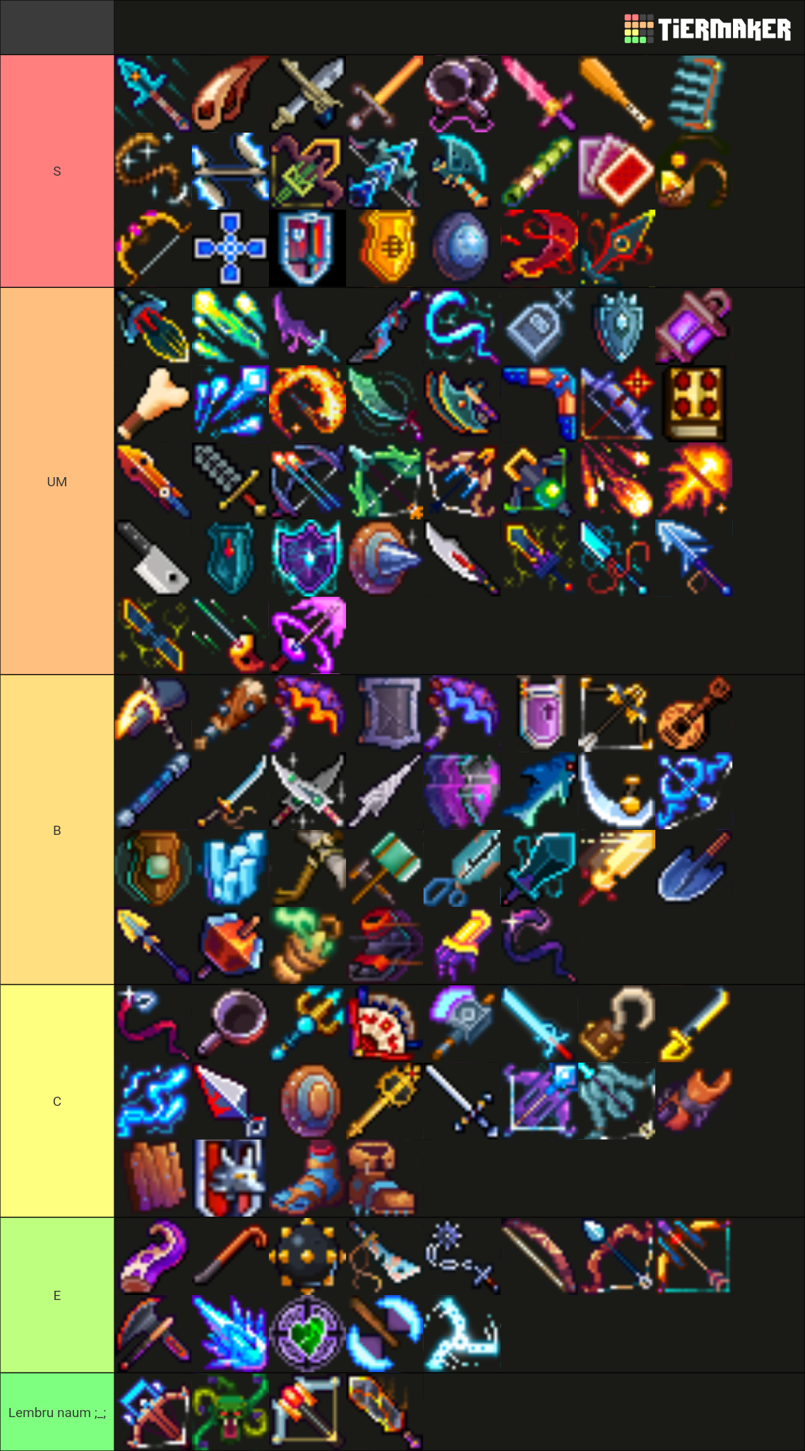 (Update 35) Dead Cells Weapons Tier List (Community Rankings) - TierMaker