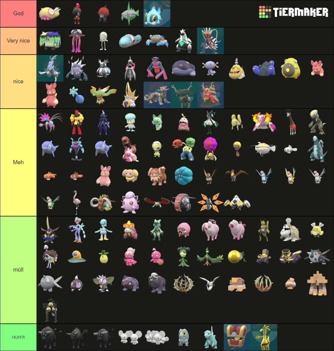 All Shiny Pokemon (Gen 9) Tier List (Community Rankings) - TierMaker