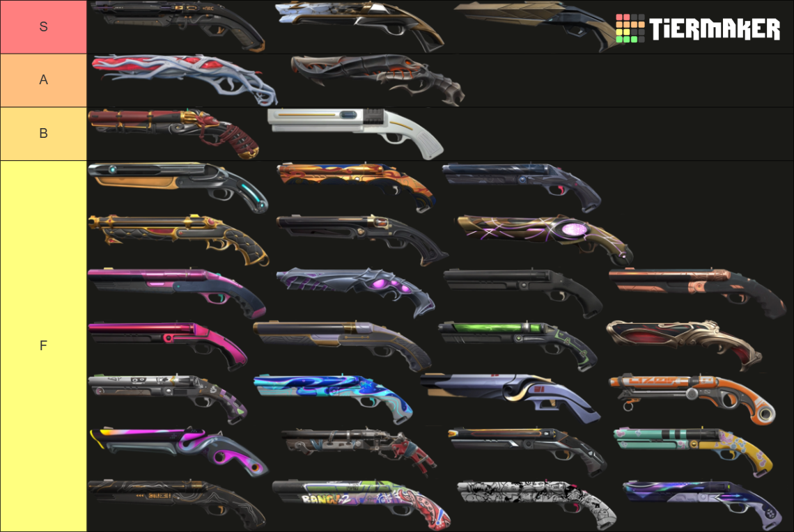 Valorant Shorty Skins (September 2025) Tier List (Community Rankings ...