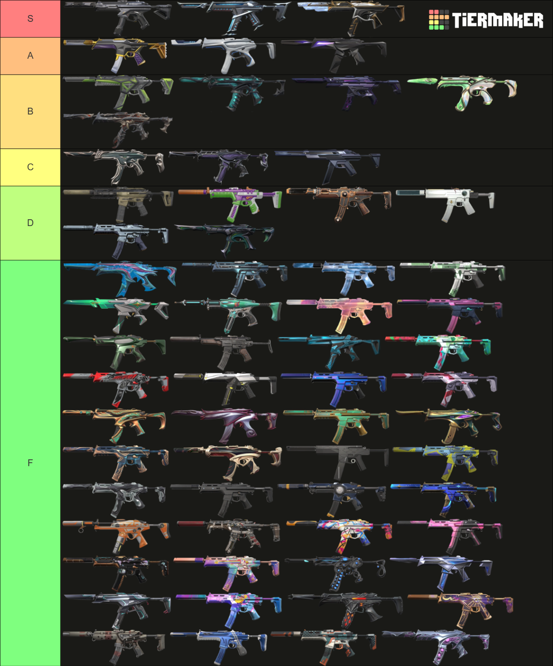 Valorant Spectre Skins (July 2025) Tier List (Community Rankings ...