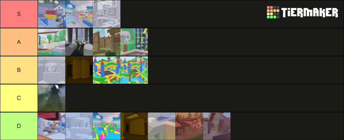 Tier Rivals-Roblox Maps Tier List (Community Rankings) - TierMaker