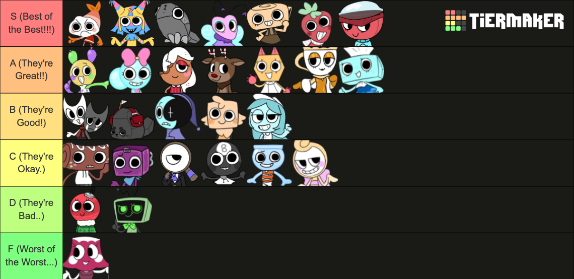 Dandy's World: Toon Tier List (Community Rankings) - TierMaker