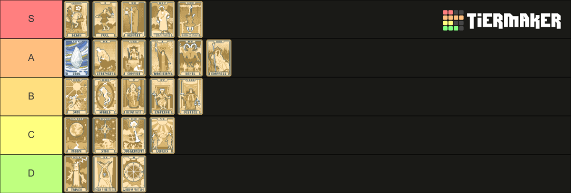 Balatro Tarot Cards Tier List (Community Rankings) - TierMaker