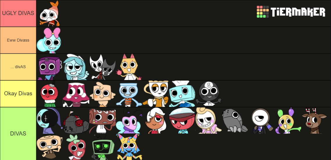 Dandy's World: Toon Tier List (Community Rankings) - TierMaker
