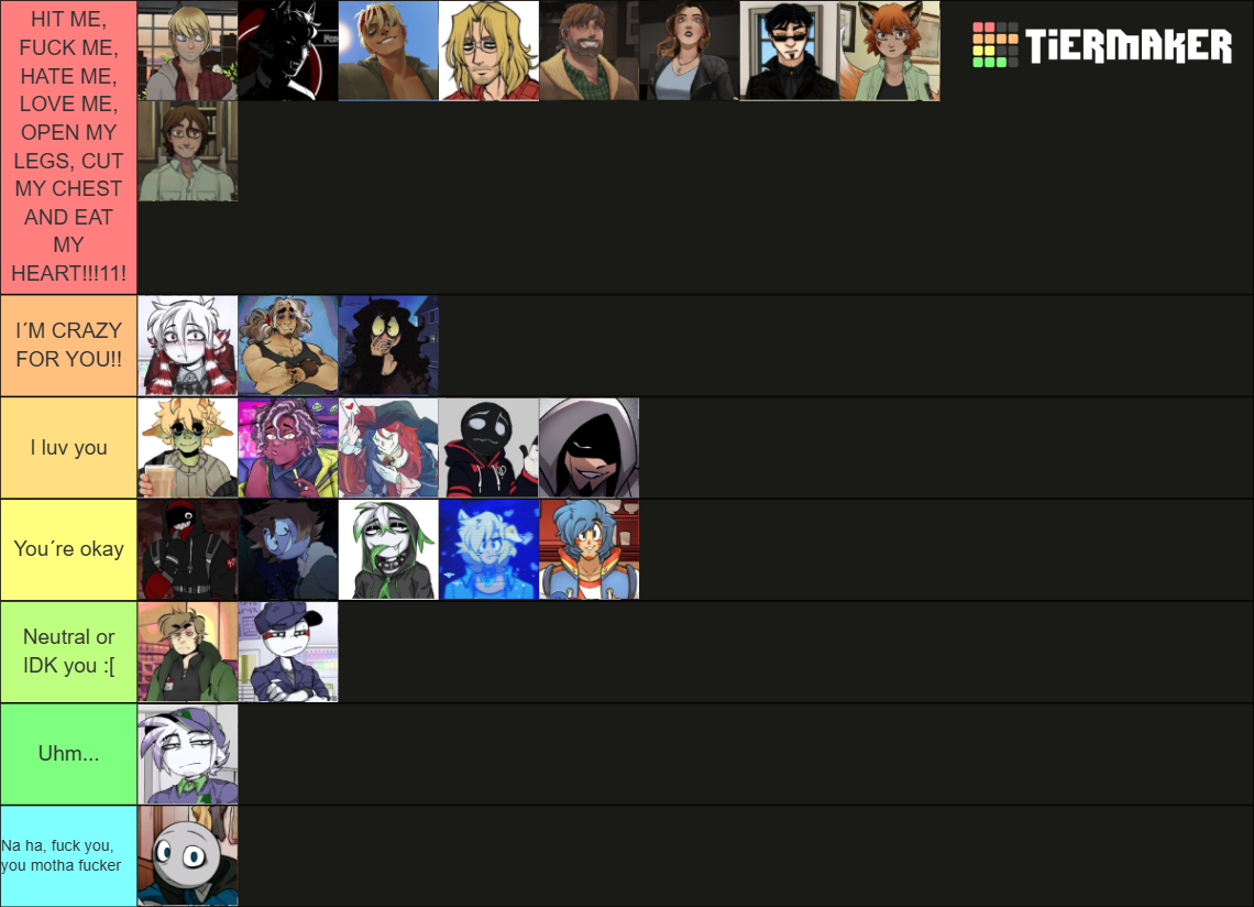 Visual Novel Yandere Games Tier List (Community Rankings) - TierMaker