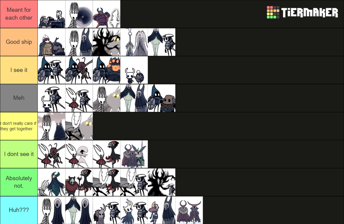 Hollow Knight Ships Tier List (Community Rankings) - TierMaker