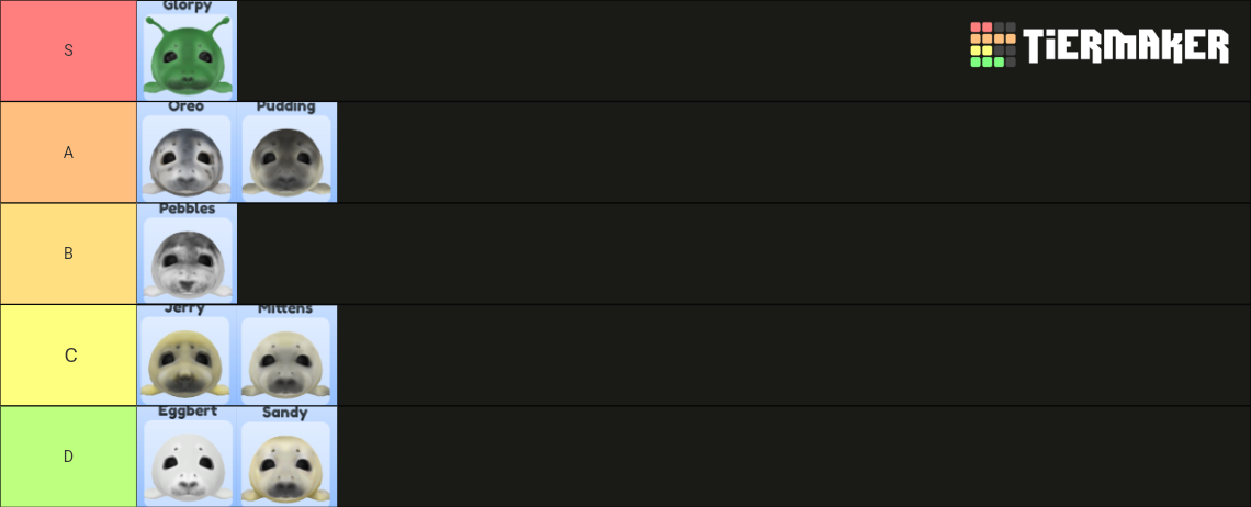 Be a silly seal skins ! Tier List (Community Rankings) - TierMaker
