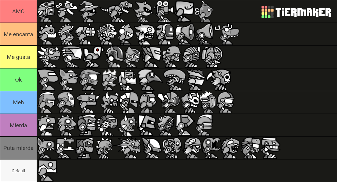 Geometry Dash Robots [2.21, UPDATED FOR 2.205] Tier List (Community ...