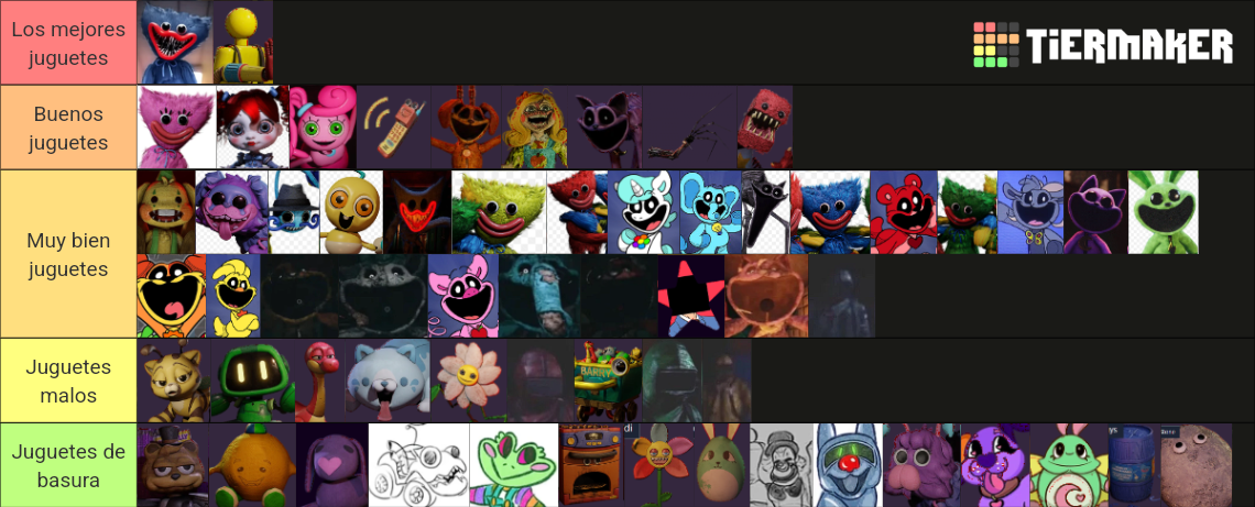 All Poppy Playtime Characters (+ Project Playtime) (2024) Tier List ...