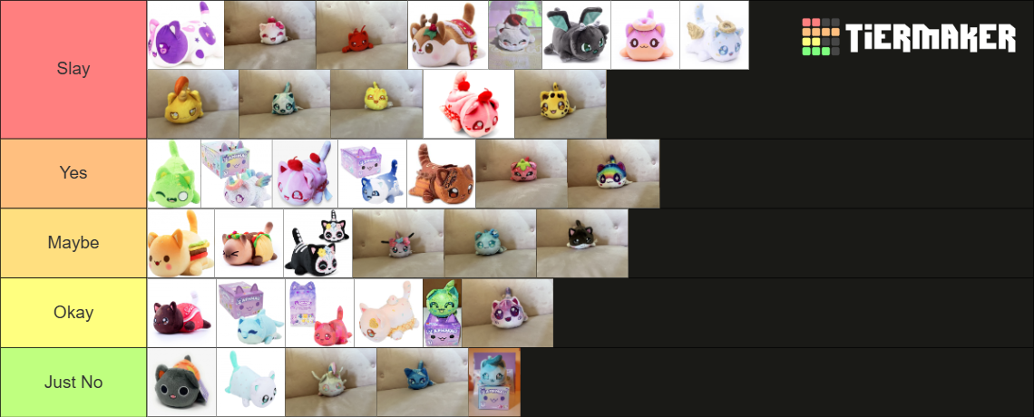 Aphmau Meemeow Plush Tier List (Community Rankings) - TierMaker