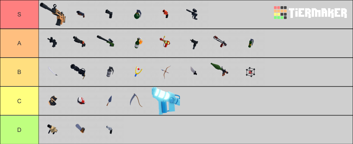 Rivals weapons rivals Tier List (Community Rankings) - TierMaker