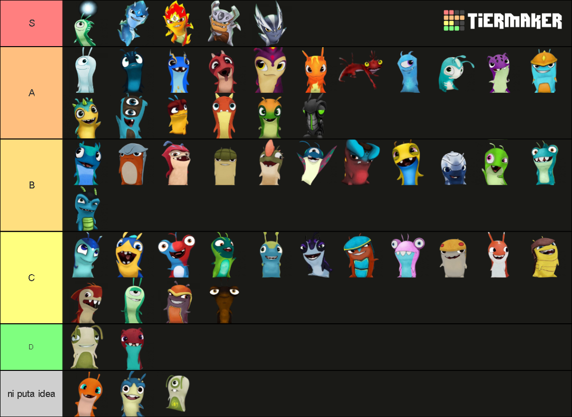 All Slugs of Slugterra Tier List (Community Rankings) - TierMaker