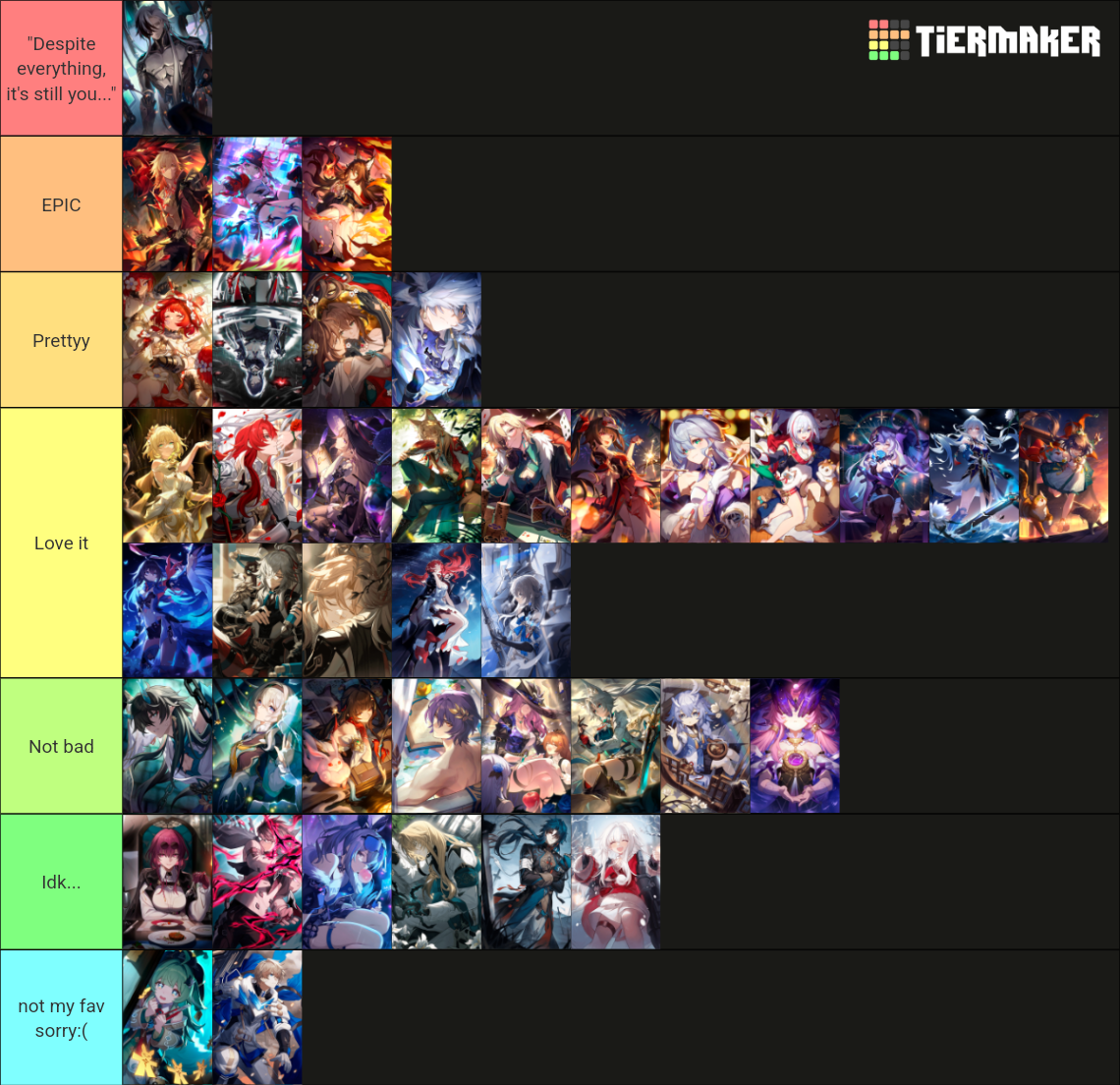 Honkai: Star Rail light cones 3.1 HSR Tier List (Community Rankings) - TierMaker