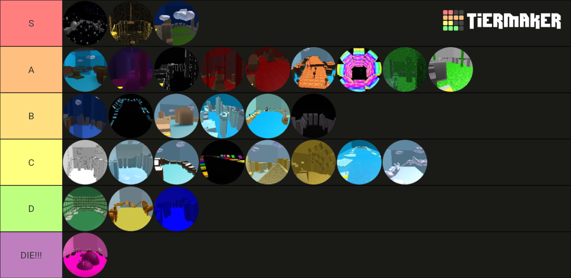 Roblox Speed Run 4 Levels Tier List (Community Rankings) - TierMaker