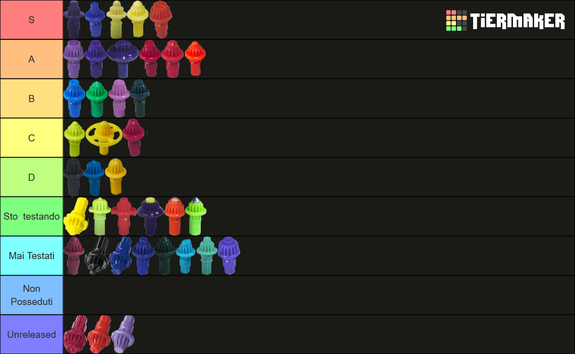 Beyblade x Bits Tier List (Community Rankings) - TierMaker