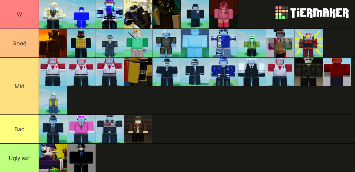 Forsaken Chance Skins Tier List (Community Rankings) - TierMaker