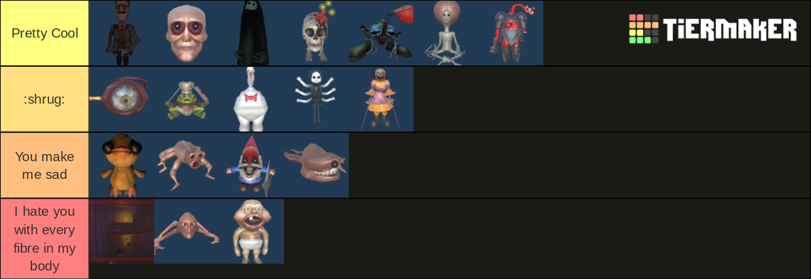 R.E.P.O Repo Enemies Entity Tier List (Community Rankings) - TierMaker R.E.P.O Repo Enemies Entity Tier List (Community Rankings) - TierMaker