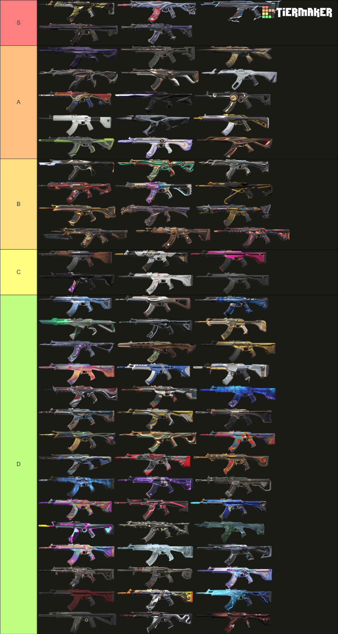 Valorant Vandal Skins (June 2025) Tier List (Community Rankings ...