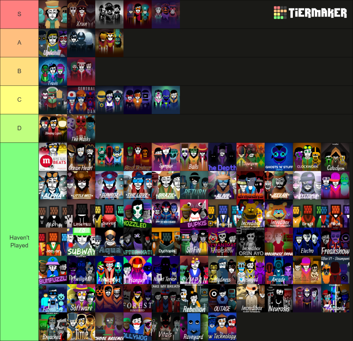 All Incredibox Mods Tier List (Community Rankings) - TierMaker