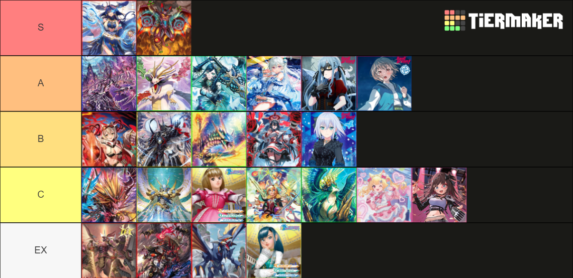 Cardfight Vanguard Divinez (ALL) Tier List (Community Rankings) - TierMaker