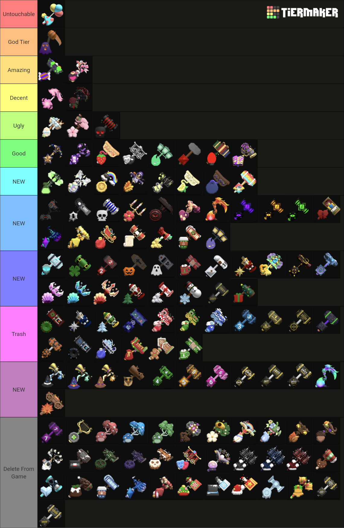 Flee The Facility Legendary sets Tier List (Community Rankings) - TierMaker