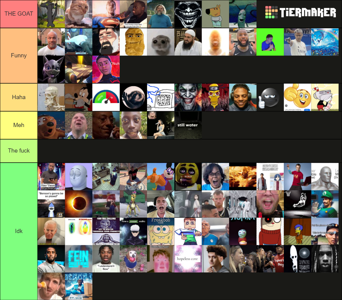 2024 memes Tier List (Community Rankings) - TierMaker