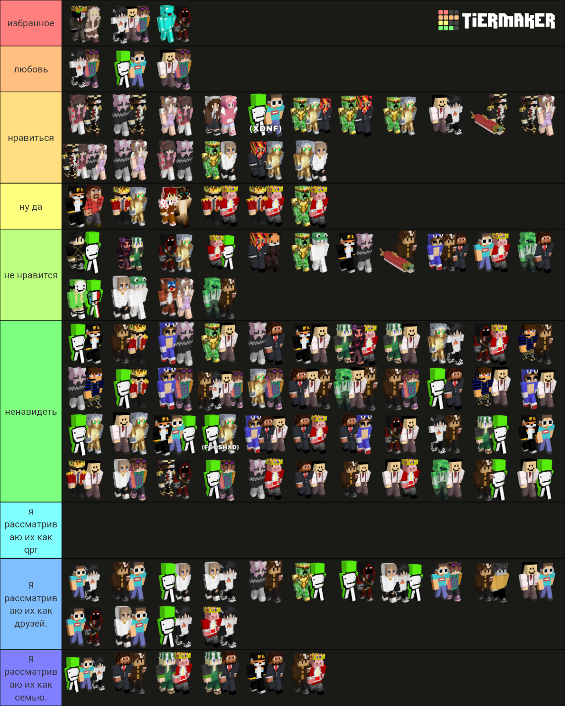 Ultimate Dream SMP Ships Tier List (Community Rankings) - TierMaker