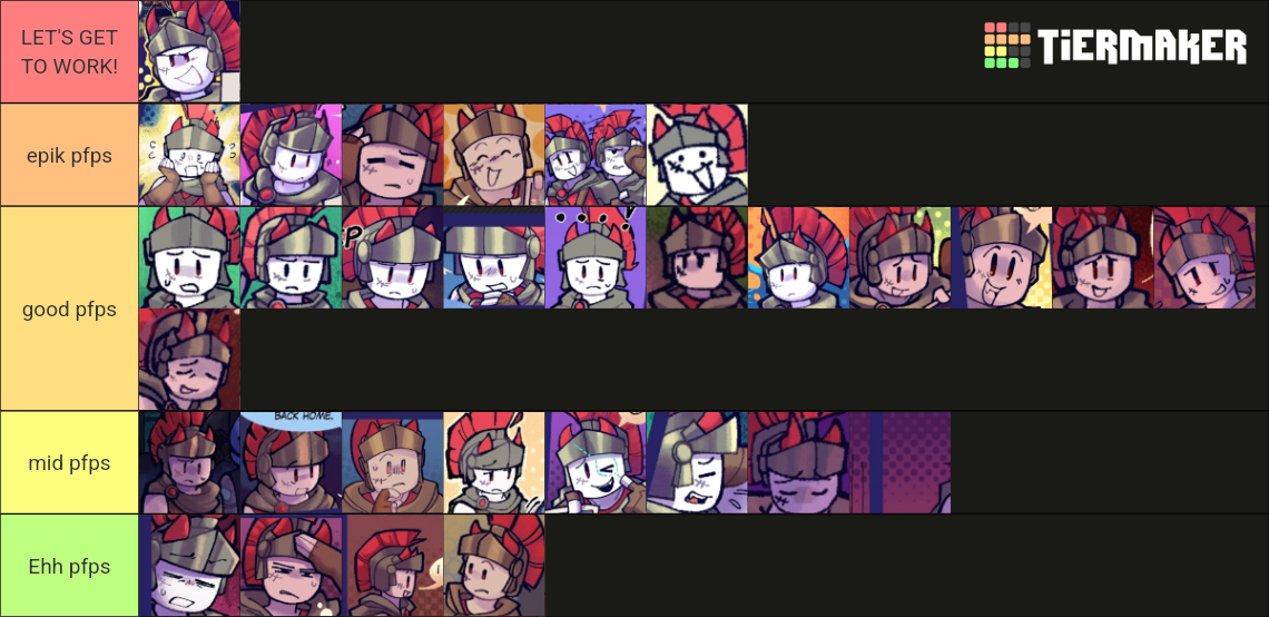 DITF Sword PFP Tier List (Community Rankings) - TierMaker