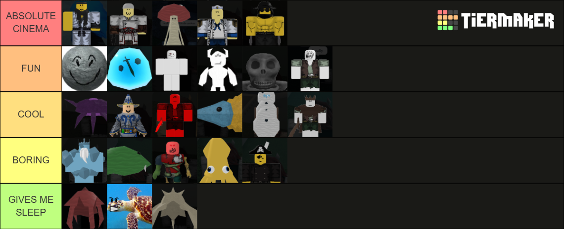 Pilgrammed Bosses Tier List (Community Rankings) - TierMaker