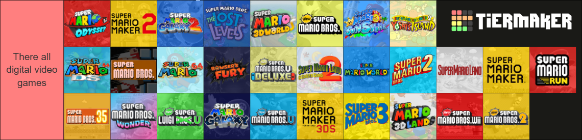 Ultimate Mainline Super Mario Games Tier List (Community Rankings ...